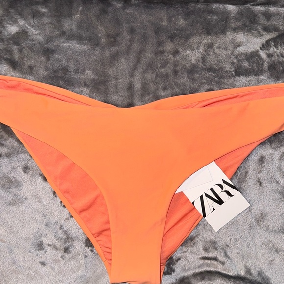 Zara | Swim | Zara Bikini Bottom Swim High Cheeky Seamless Cheekini Xl ...